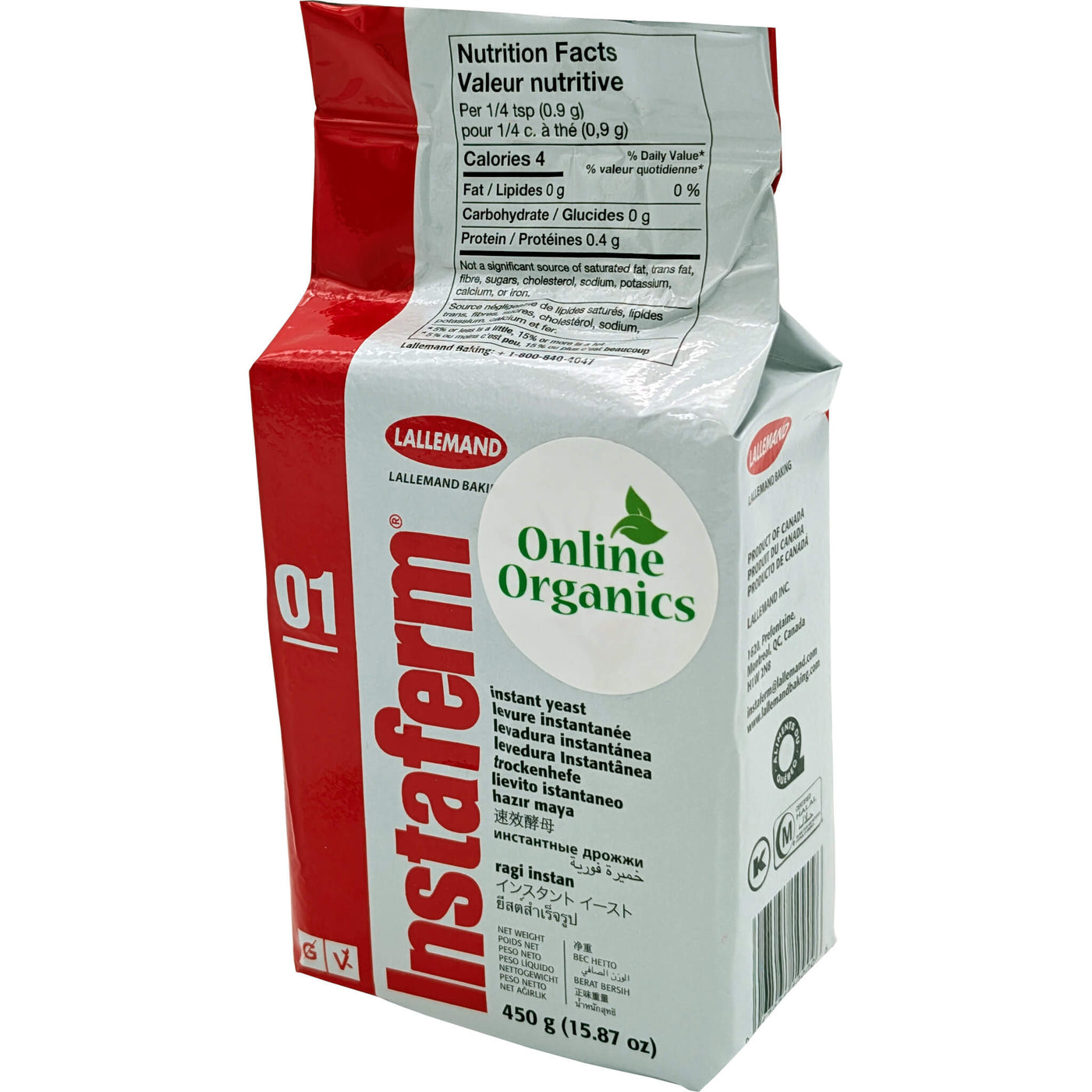 Instaferm Red #01 Dry Yeast — OnlineOrganics