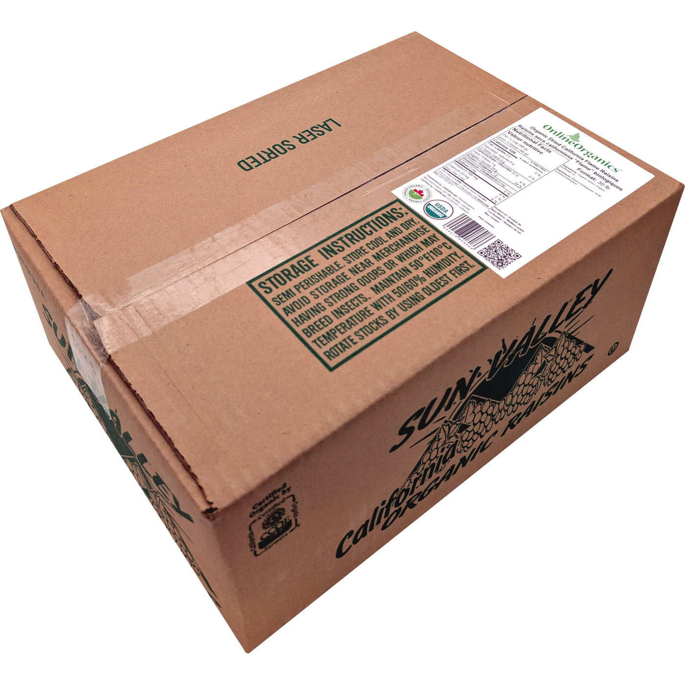 Organic Dried California Flame Raisins — OnlineOrganics