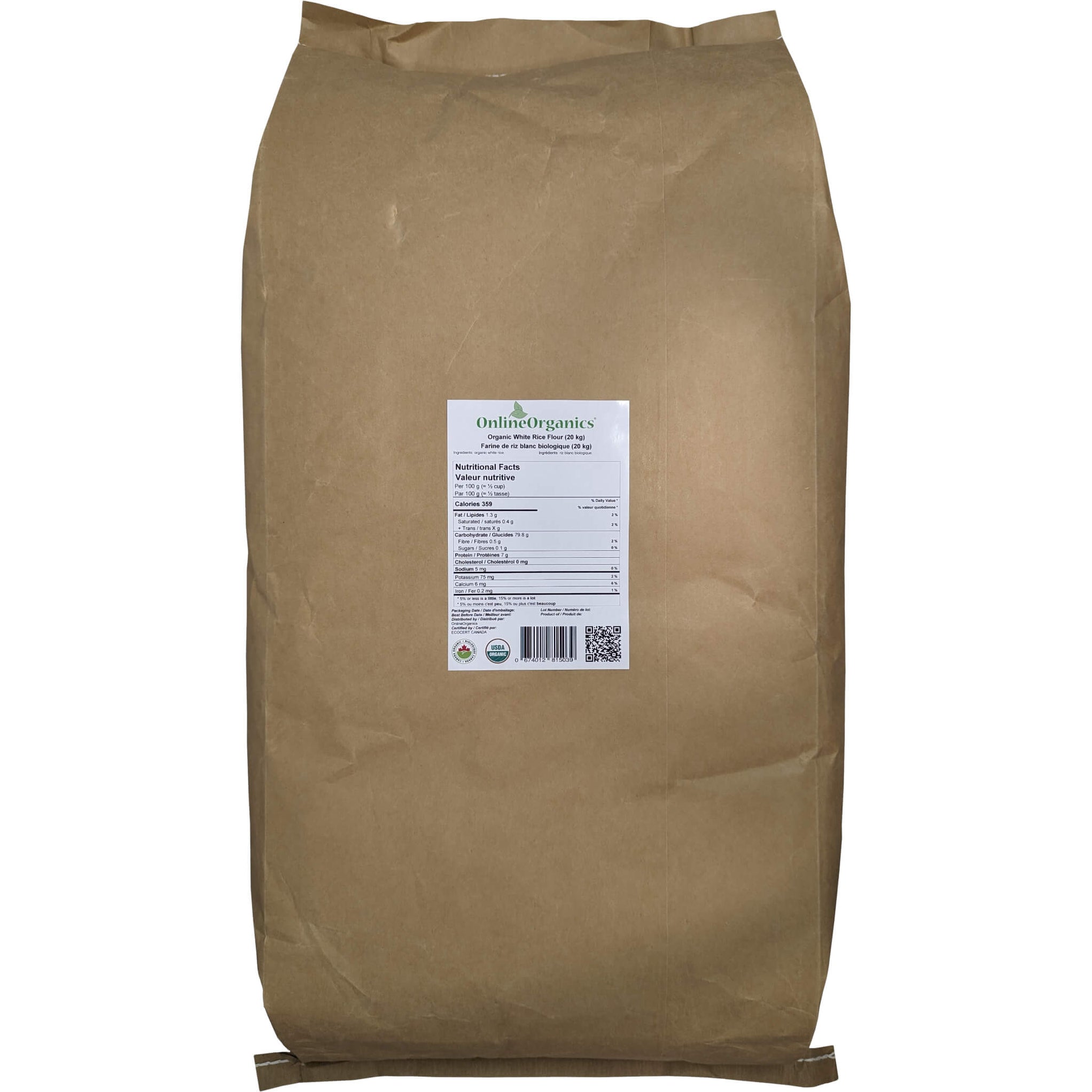 Organic White Rice Flour — OnlineOrganics